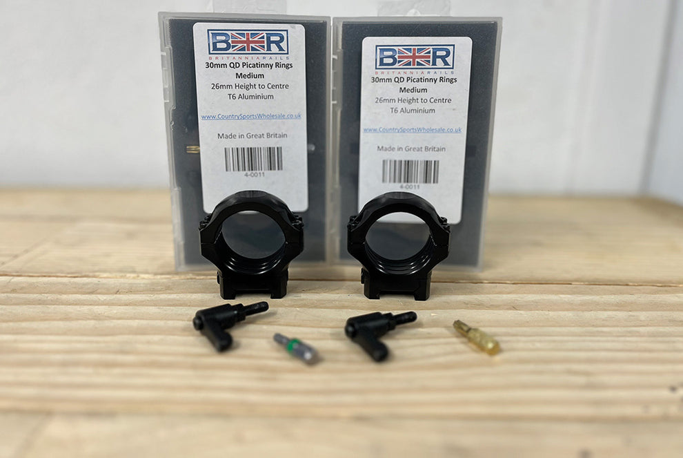 Britannia Quick Release Ring Mounts - Perfect for Night Vision and The ...